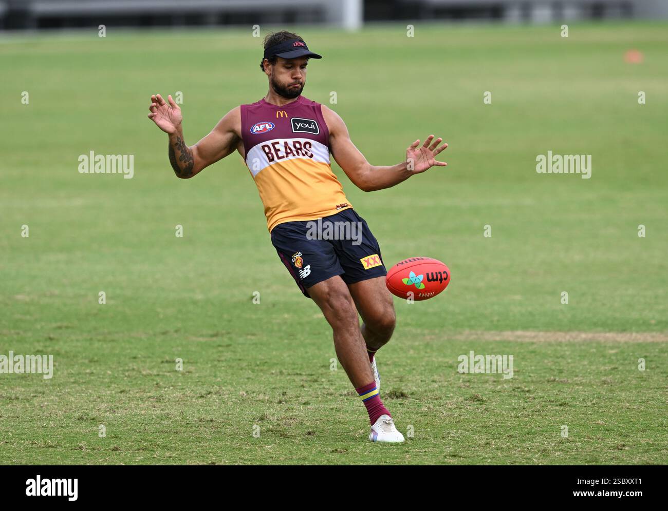 Brisbane, Australia. 05th Feb, 2025. Callum Ah Chee of the Lions in ...