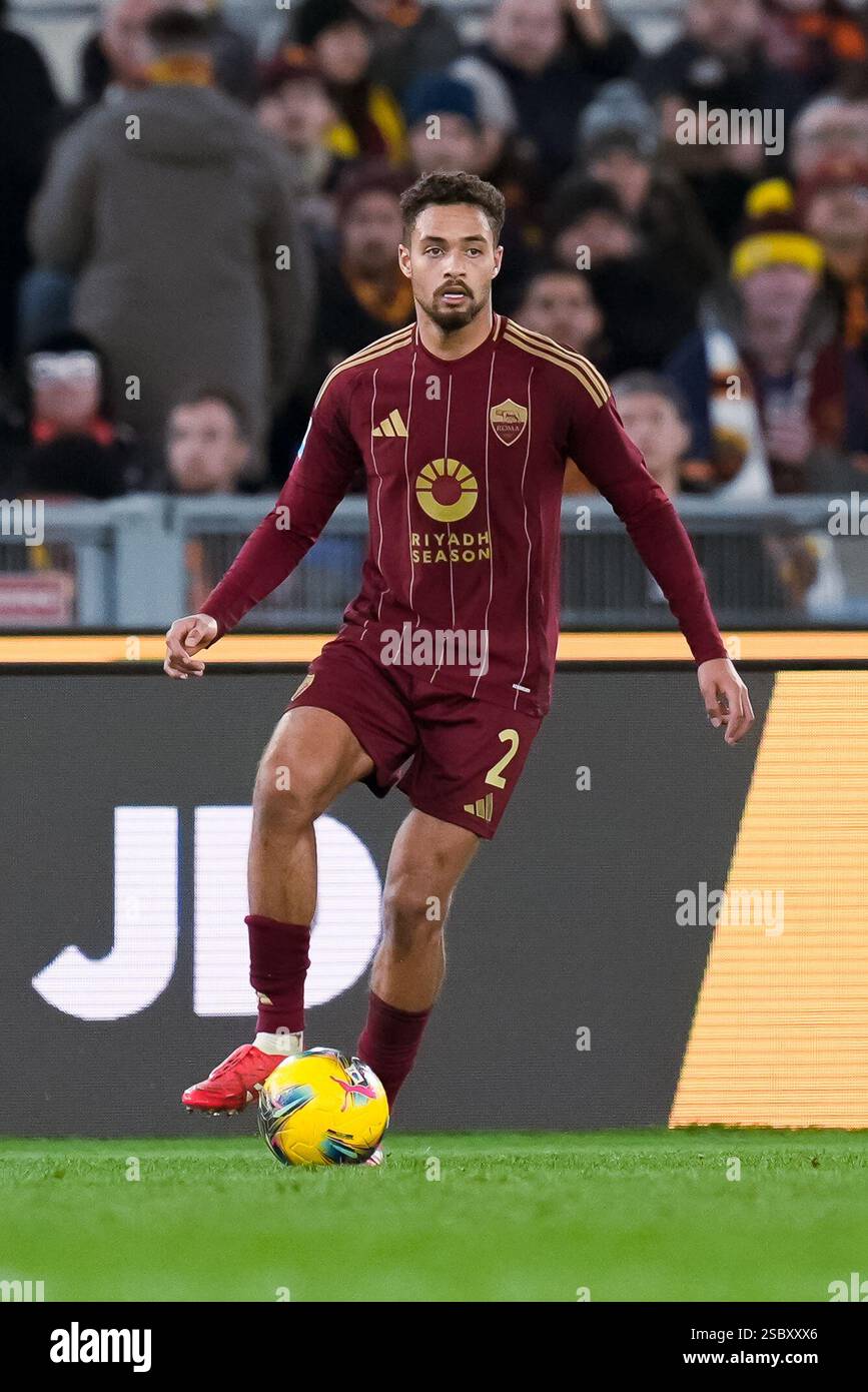 Rome, Italy. 02nd Feb, 2025. Devyne Rensch of AS Roma during the Serie ...