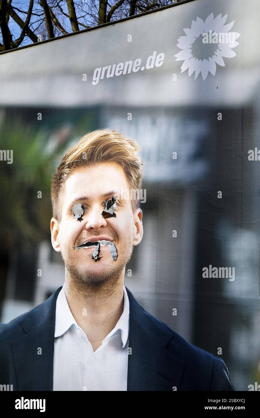 Denigration of a large poster for the 2025 federal election by the ...