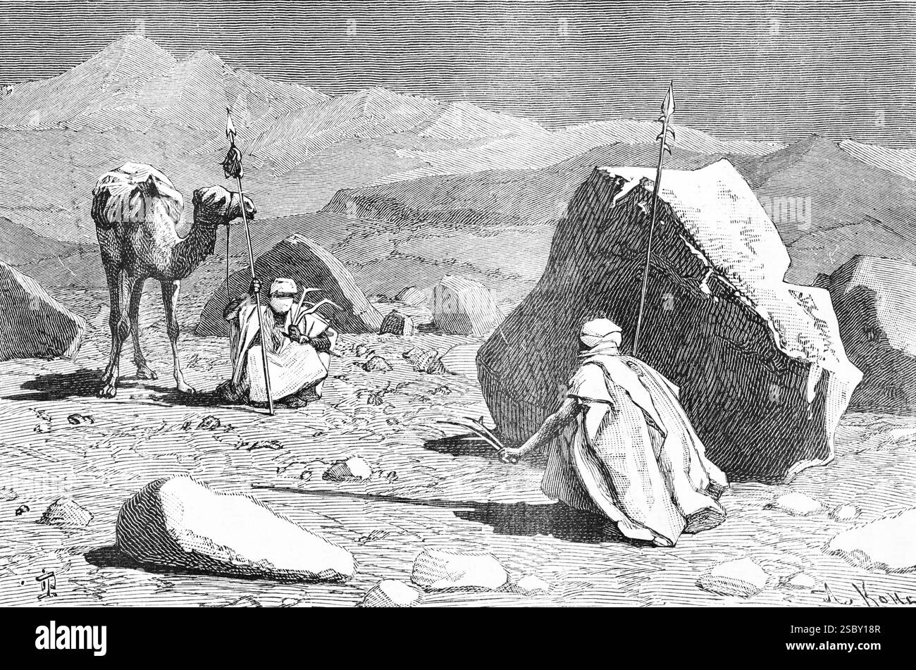 Saharan tribes Black and White Stock Photos & Images - Alamy