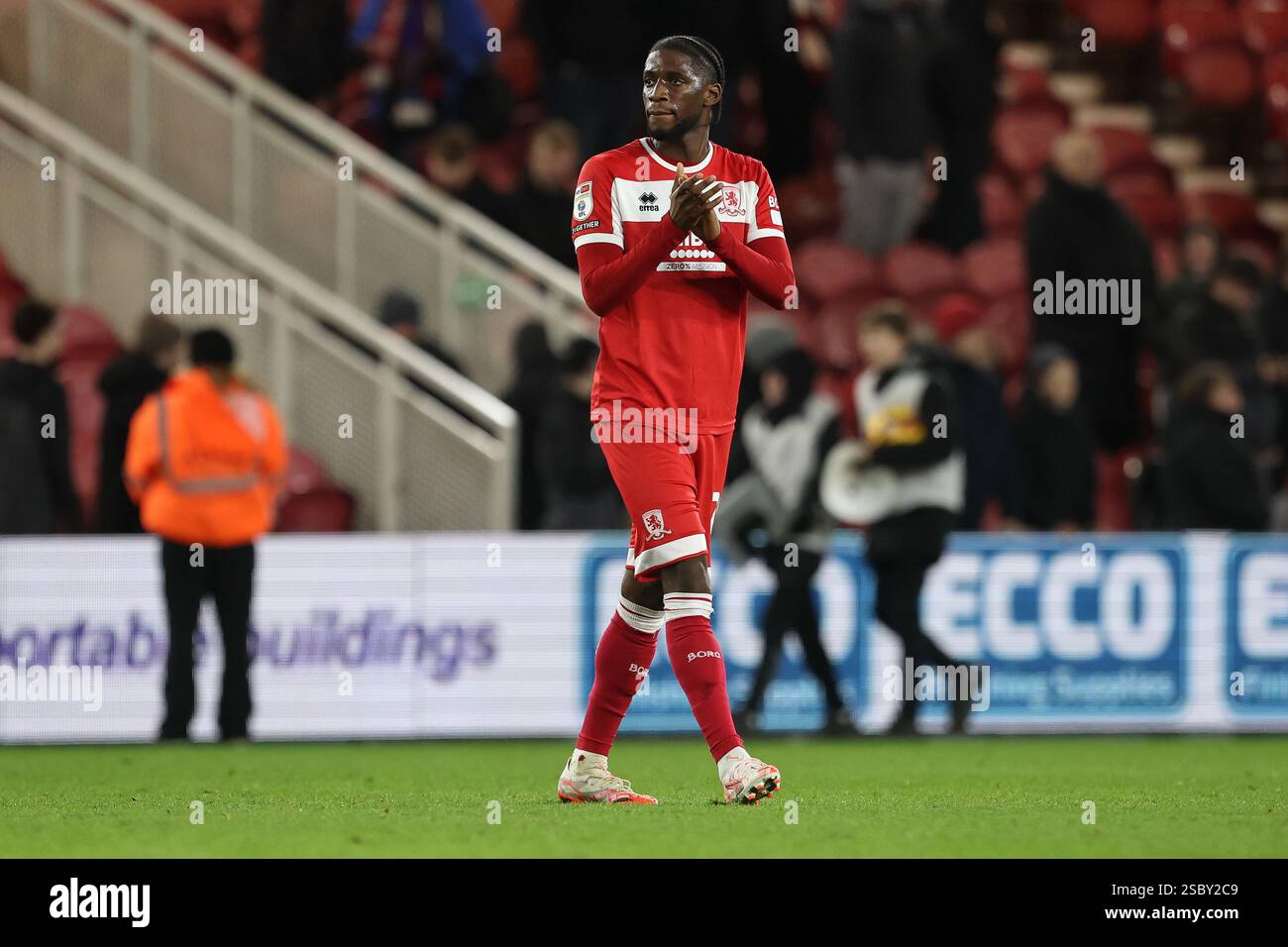 Middlesbrough's Samuel Illing-Junior applauds their fans after Sky Bet ...