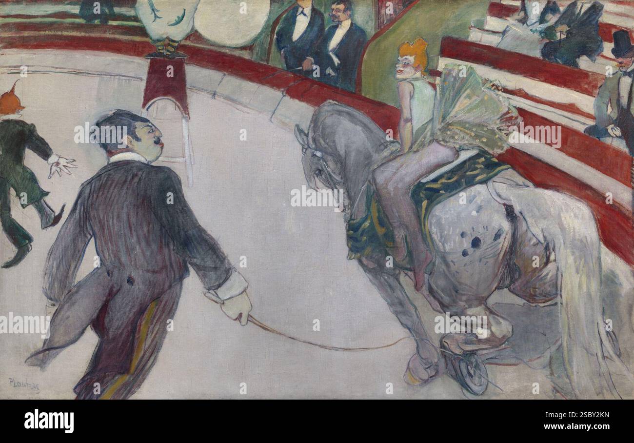 Henri de Toulouse-Lautrec - Equestrienne (At the Cirque Fernando Stock ...