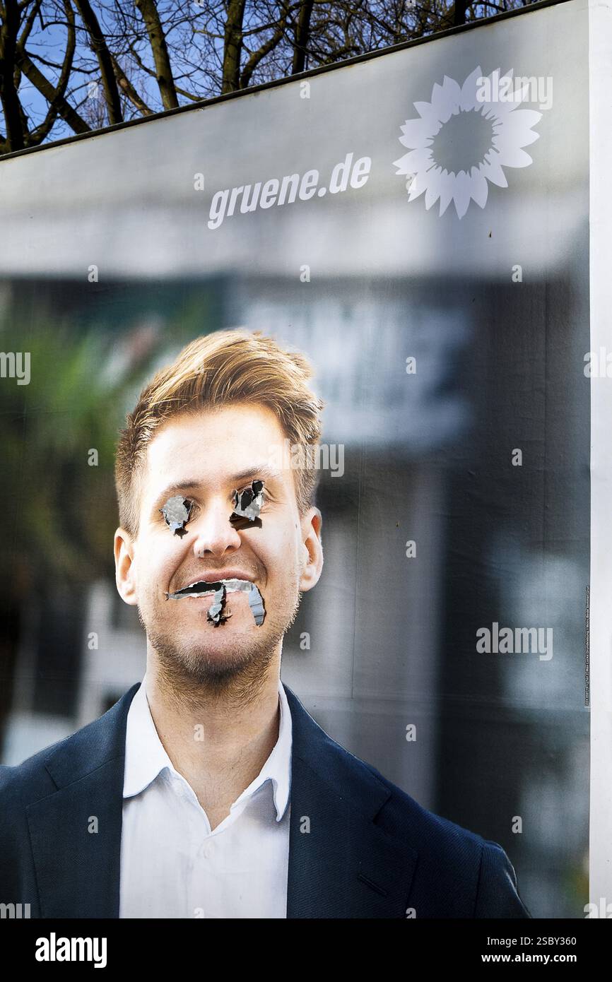 Denigration of a large poster for the 2025 federal election by the ...