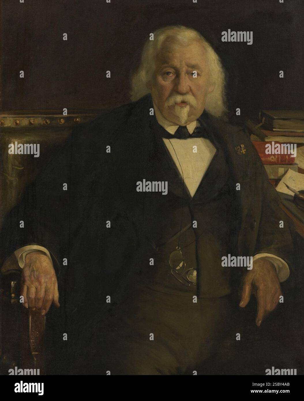 Henri Goovaerts - Portret van Philippe Jean Joseph Bogaert 1807-1894 ...