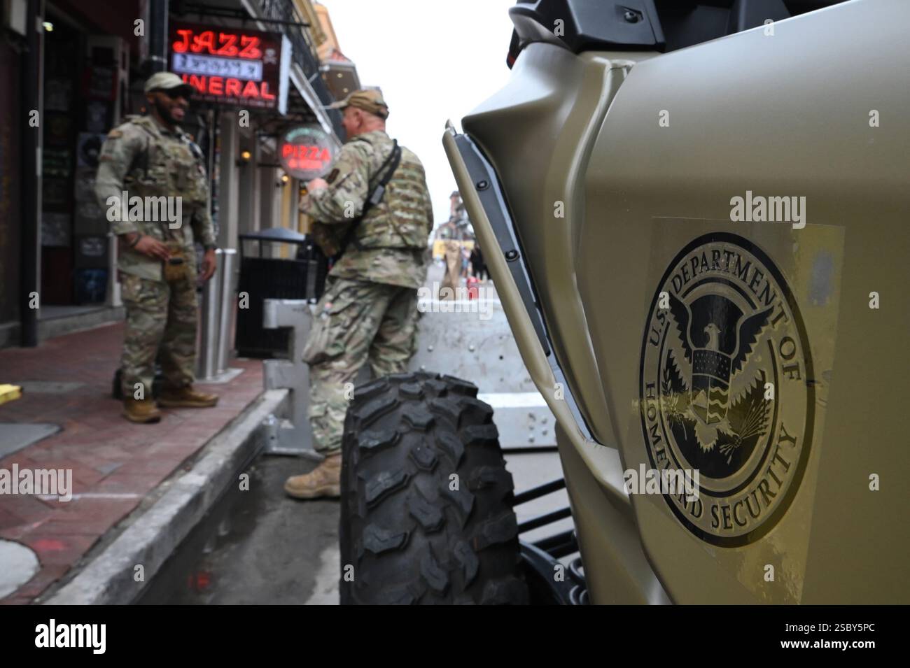 New Orleans, United States. 04th Feb, 2025. Soldiers form the U.S ...