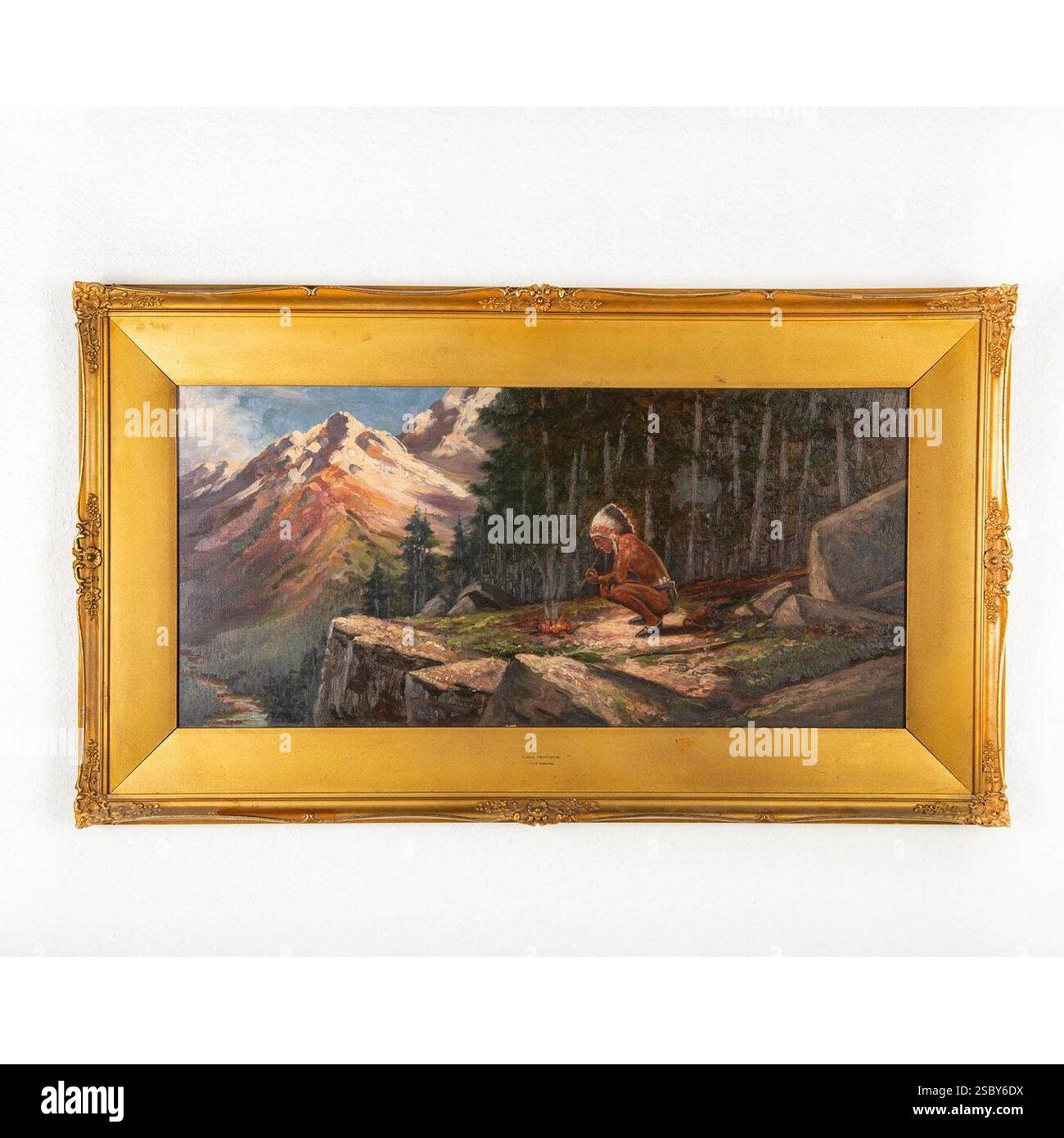 Signed at the lower right Cut Out Stock Images & Pictures - Alamy