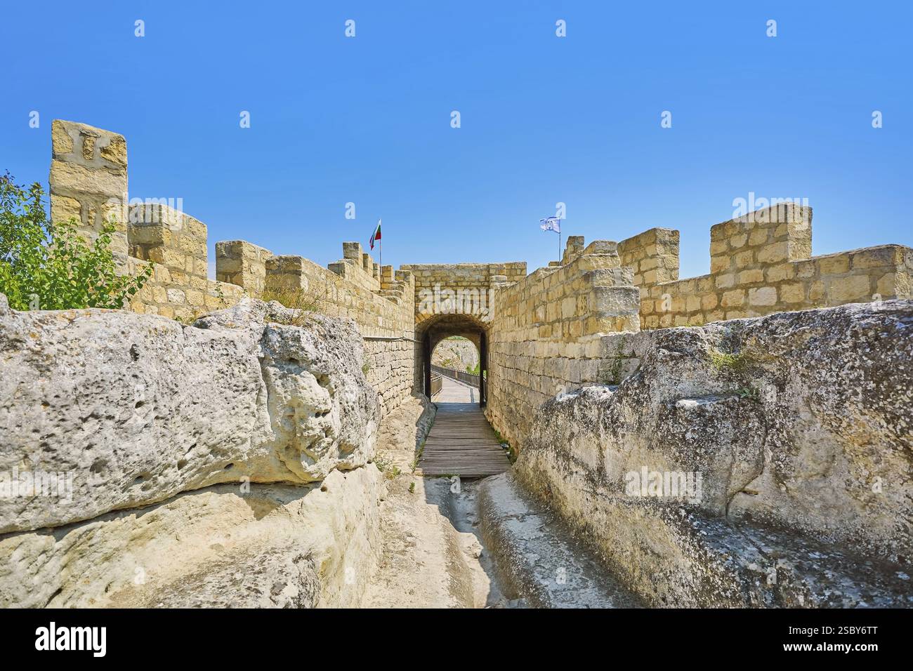 Main Entrance to the Ovech Fortress, Bulgaria, Europe Stock Photo - Alamy