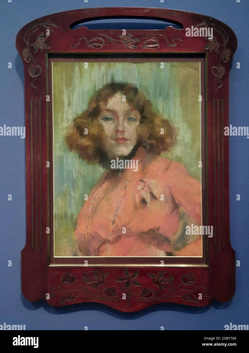 Henri Van Cutsem Portrait Sarah Bernhardt pastel c1903 Stock Photo - Alamy