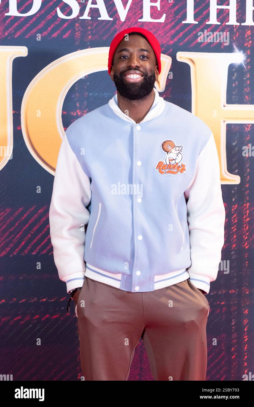 Paul Kabesa attending the God Save The Tuche Premiere at the Pathe ...