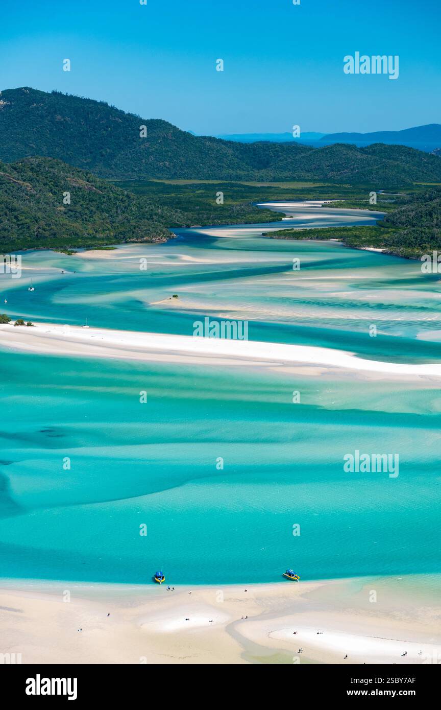 Hill Inlet at Whitsunday Island Stock Photo - Alamy