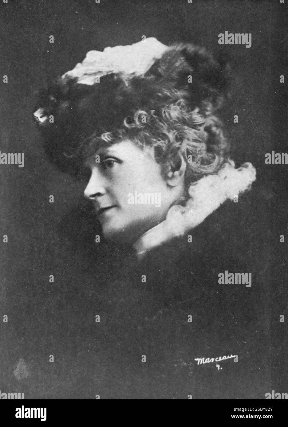 Henrietta Crosman, stage actress. Marceau Stock Photo - Alamy