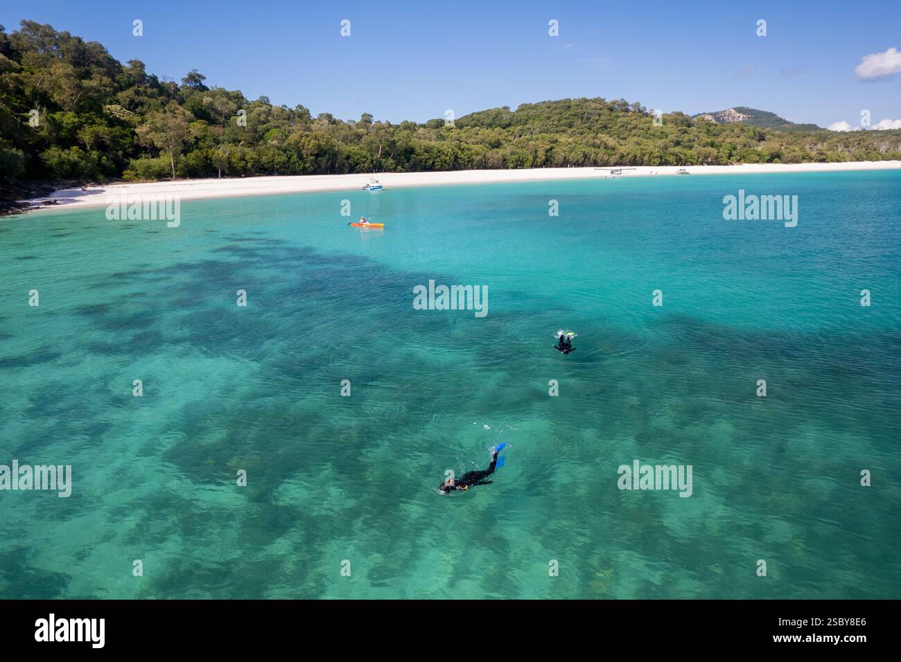 Whitehaven beach whitsundays island aerial hi-res stock photography and ...