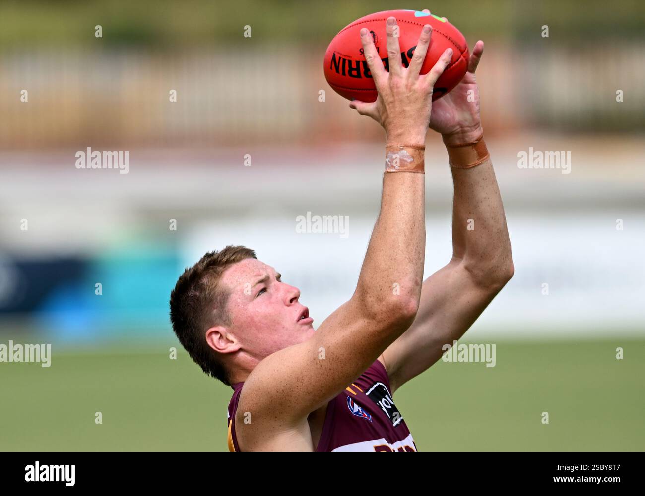 Brisbane, Australia. 05th Feb, 2025. Logan Morris of the Lions in ...