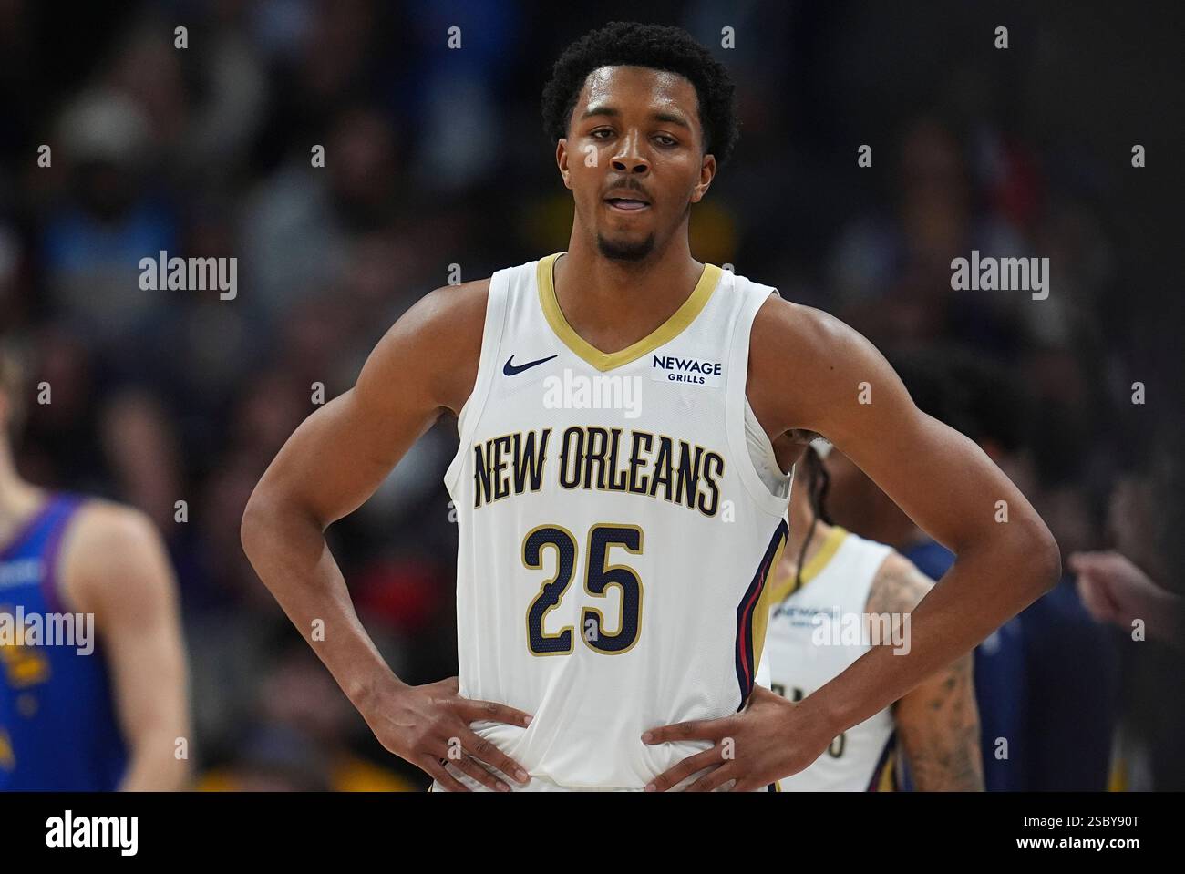 New Orleans Pelicans guard Trey Murphy III (25) in the first half of an ...