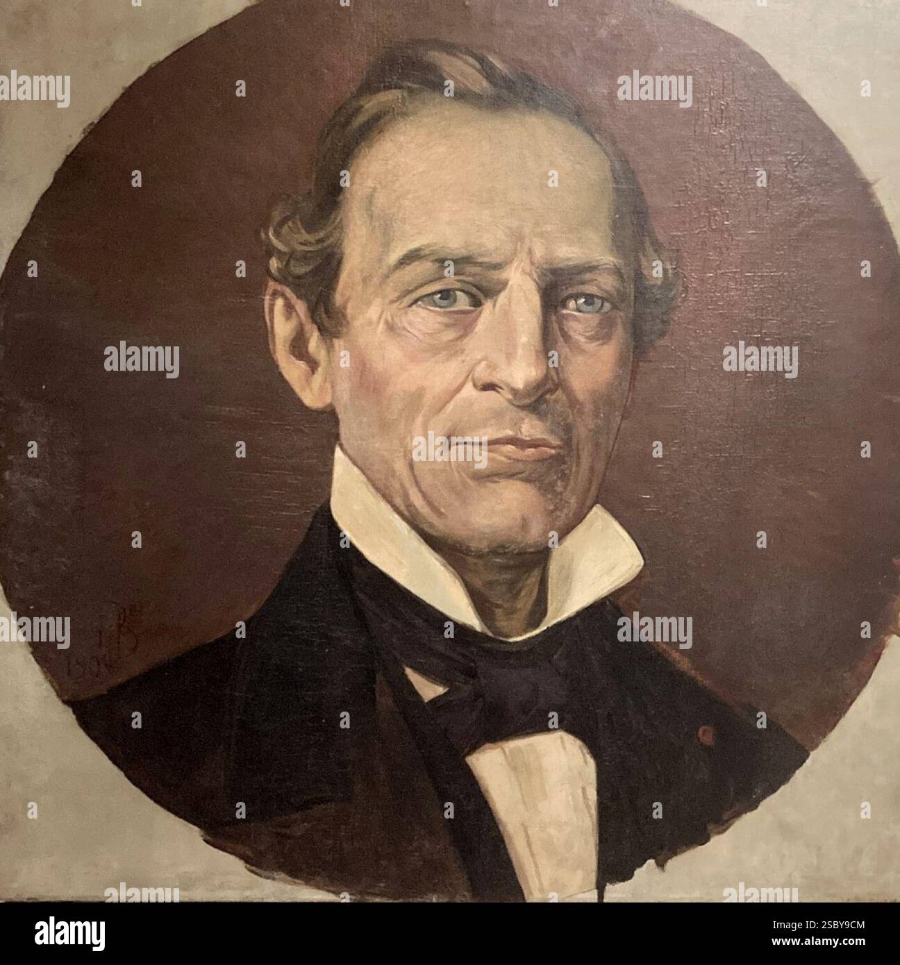 Henrique Bernardelli - Retrato do pintor Félix Émile Taunay Stock Photo ...