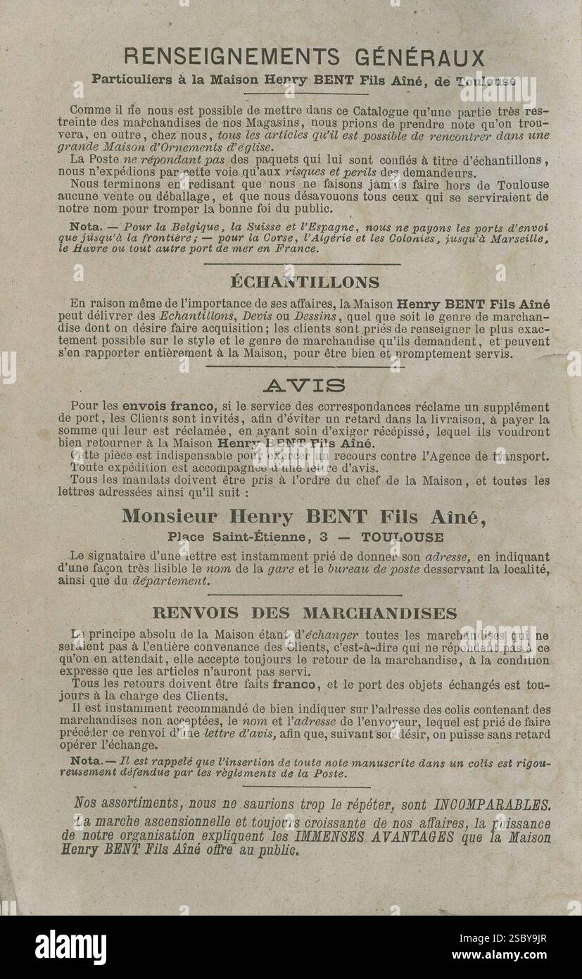 Henry Bent, Fils aîné - L'art catholique, manuel de l'archéologie ...