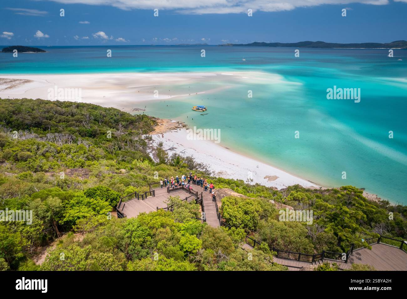 Hill Inlet at Whitsunday Island Stock Photo - Alamy