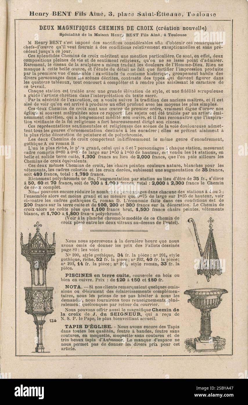 Henry Bent, Fils aîné - L'art catholique, manuel de l'archéologie ...
