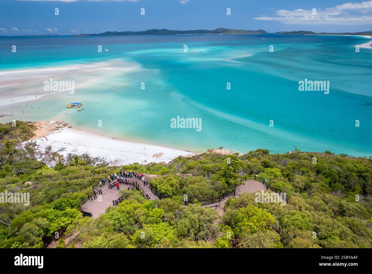 Hill Inlet at Whitsunday Island Stock Photo - Alamy