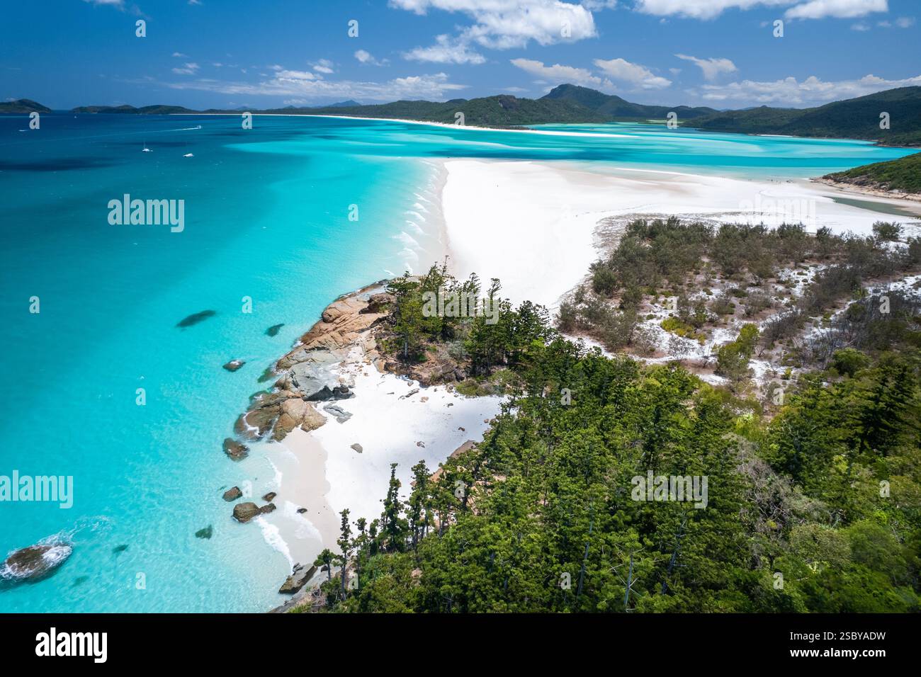 Hill Inlet at Whitsunday Island Stock Photo - Alamy