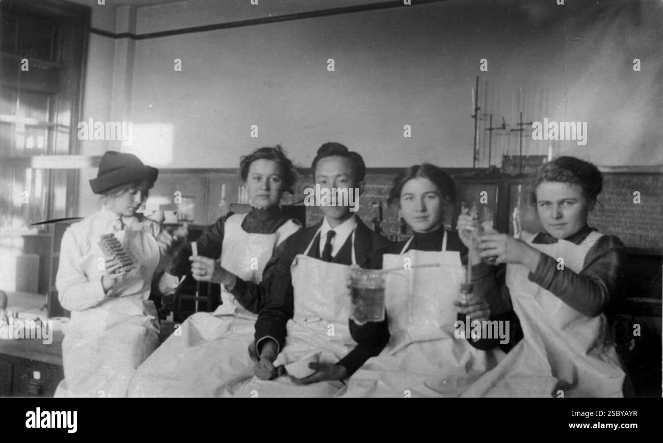 Henry Chung DeYoung in his student age Stock Photo - Alamy