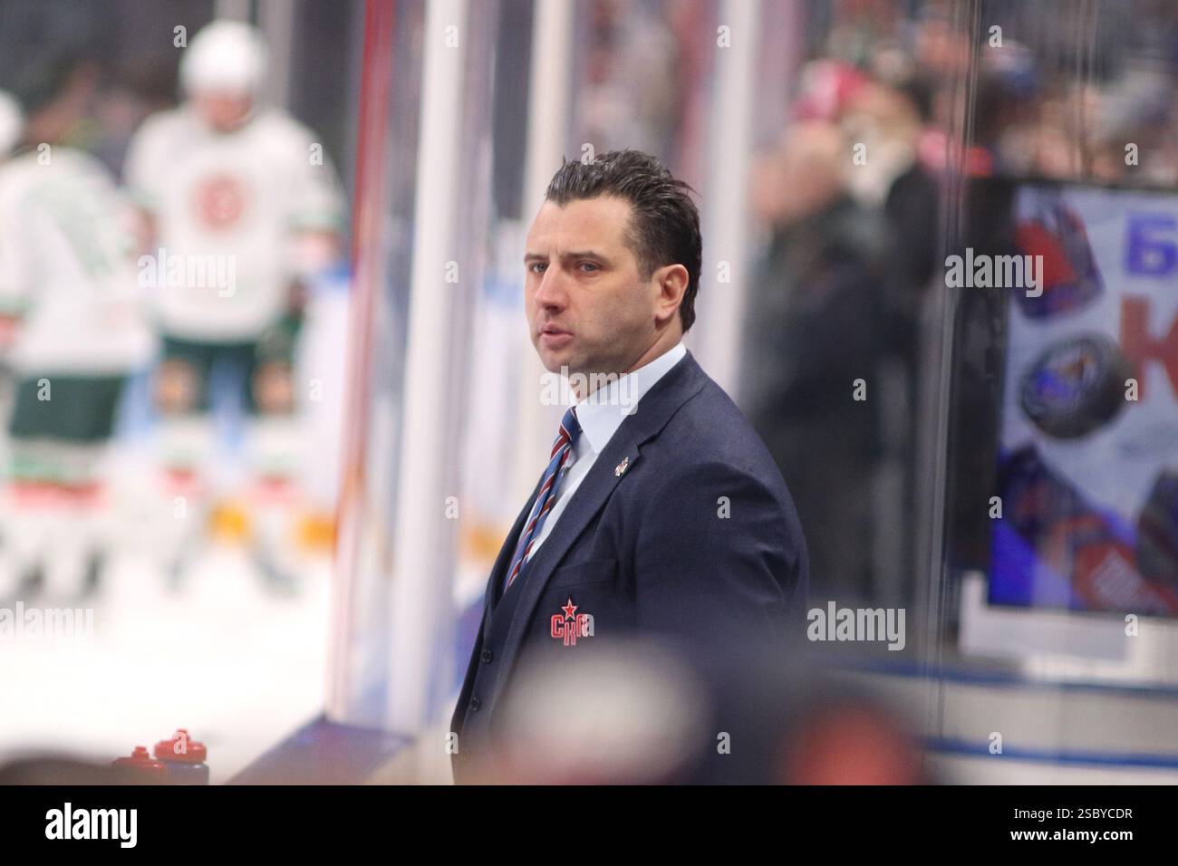 Saint Petersburg, Russia. 04th Feb, 2025. Roman Rotenberg, head coach ...