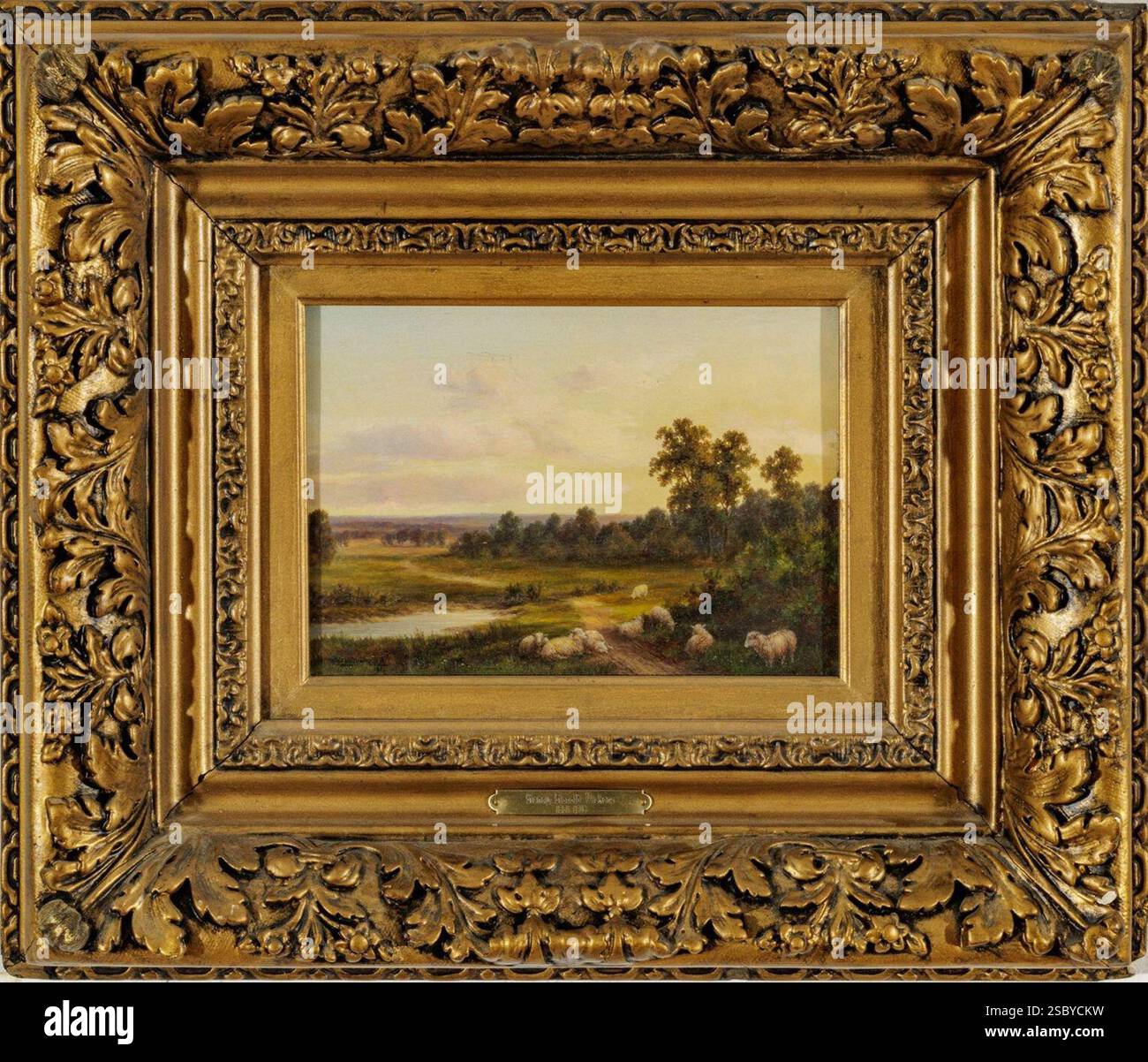 Henry Harold Vickers - Signed and dated in the lower right Stock Photo ...