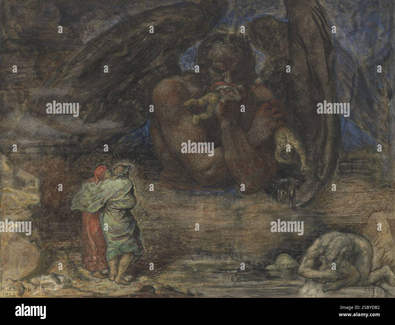 Dantes Inferno Satan Three Heads