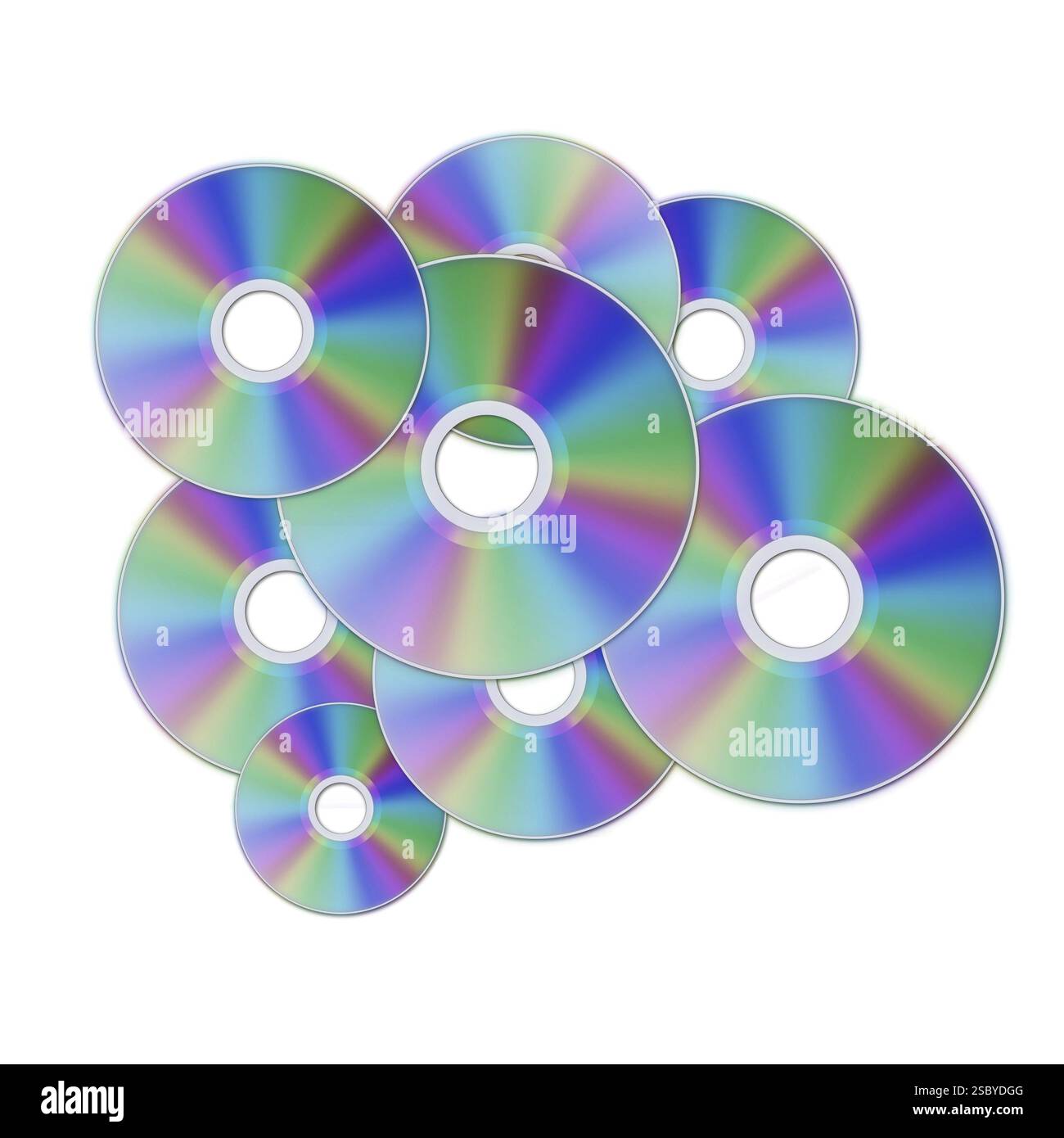 Coloured discs Cut Out Stock Images & Pictures - Alamy