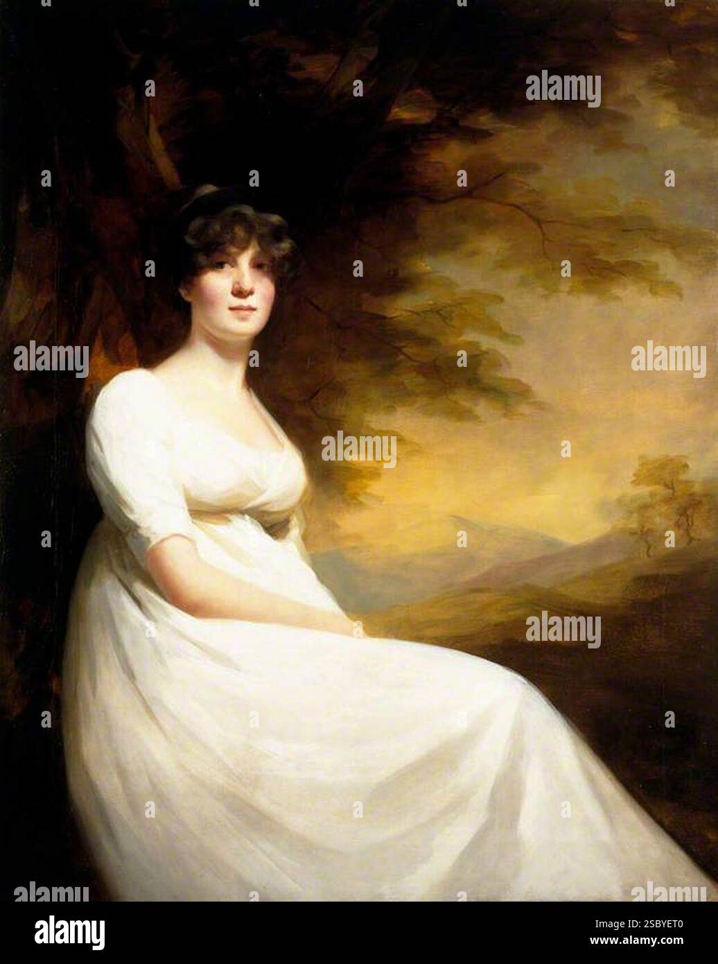 Henry Raeburn (1756-1823) - Elizabeth Forbes (d.1840), Mrs Colin ...