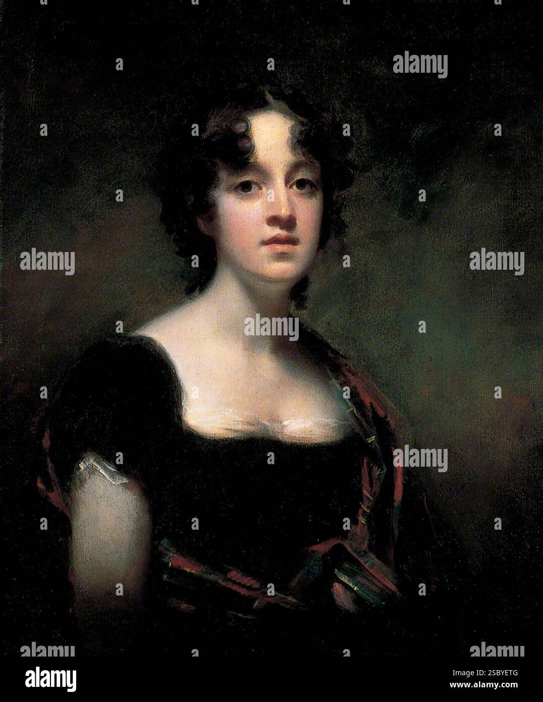 Henry Raeburn (1756-1823) - Mrs Farquarson of Finzean Stock Photo - Alamy