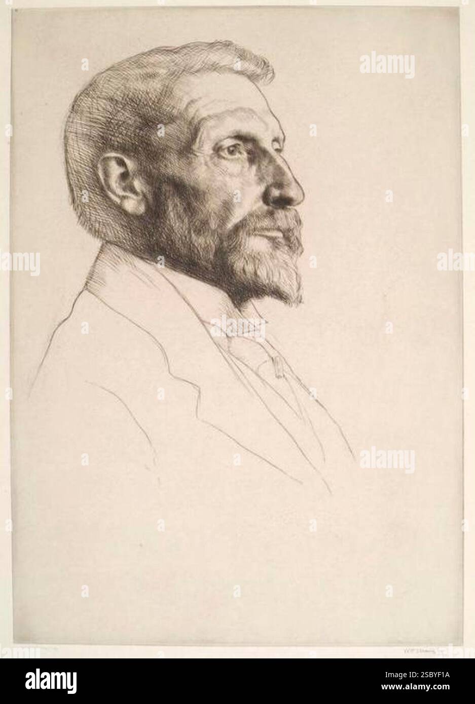 Henry Rider Haggard - William Strang Stock Photo - Alamy