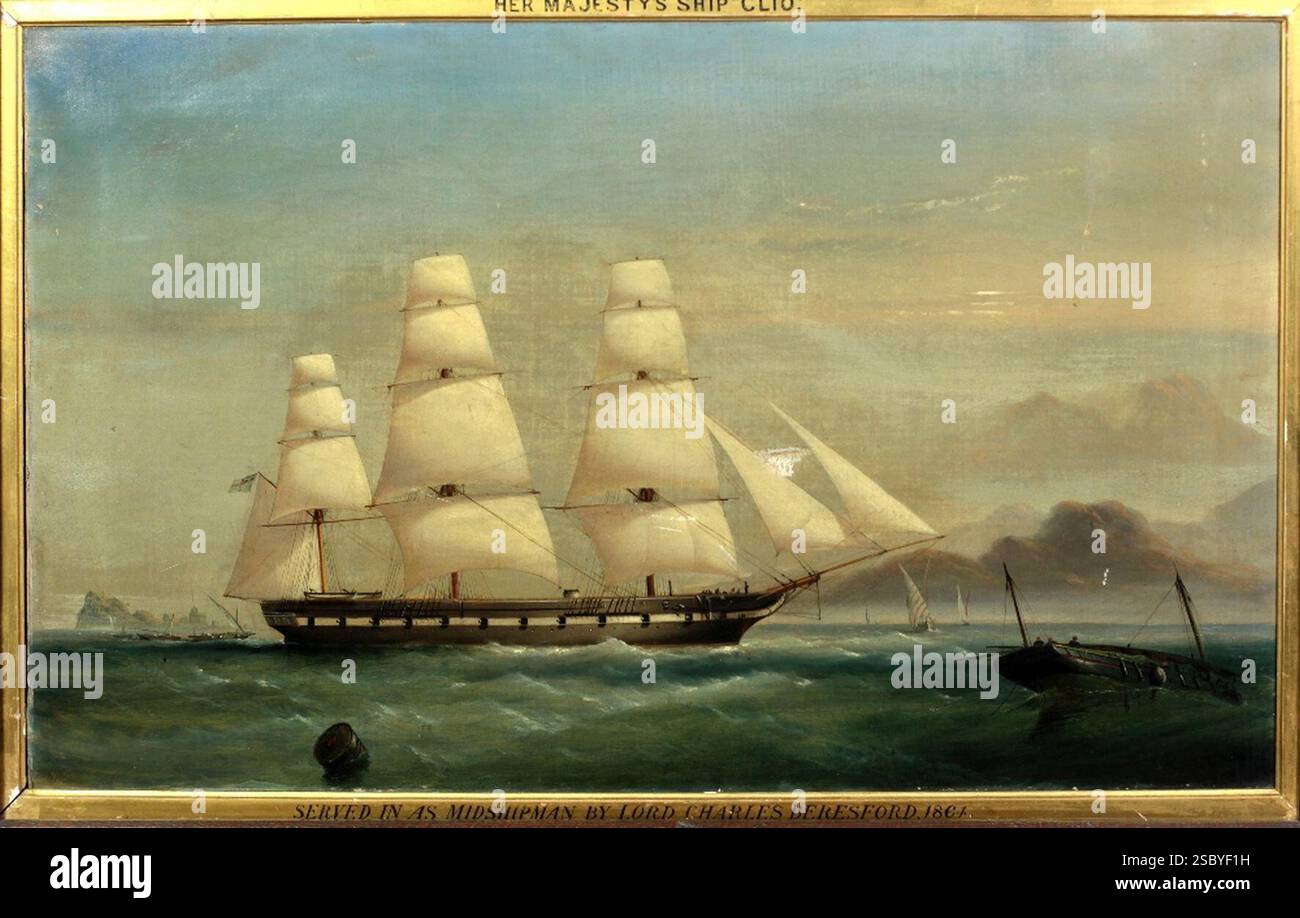 Henry Robins - Her Majesty’s Ship Clio Stock Photo - Alamy