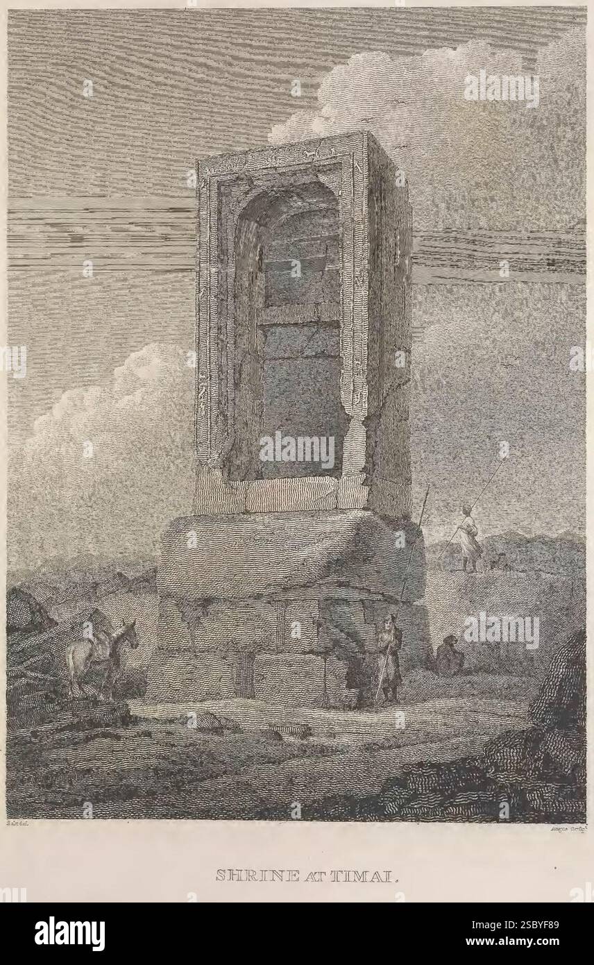 Henry Salt - Shrine at Timai Stock Photo - Alamy