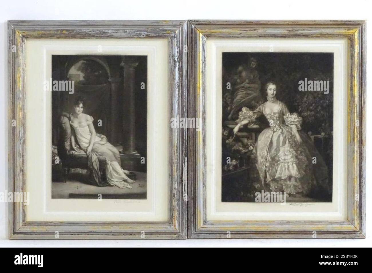 Henry Scott Bridgewater - , Engraving, A portrait of Madame de ...
