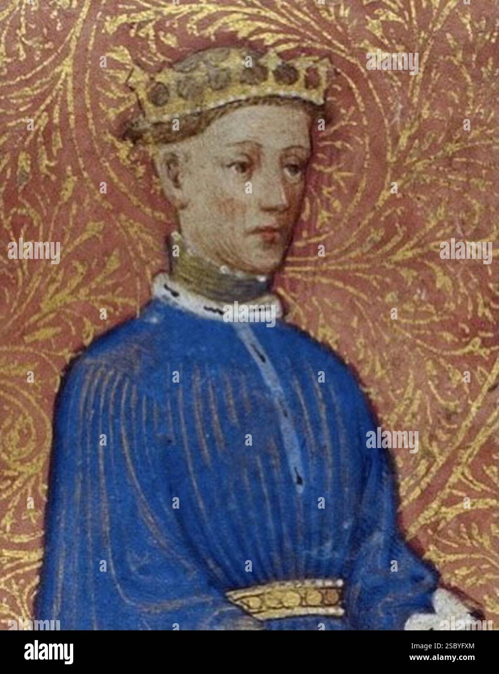 Henry V of England miniature Stock Photo - Alamy