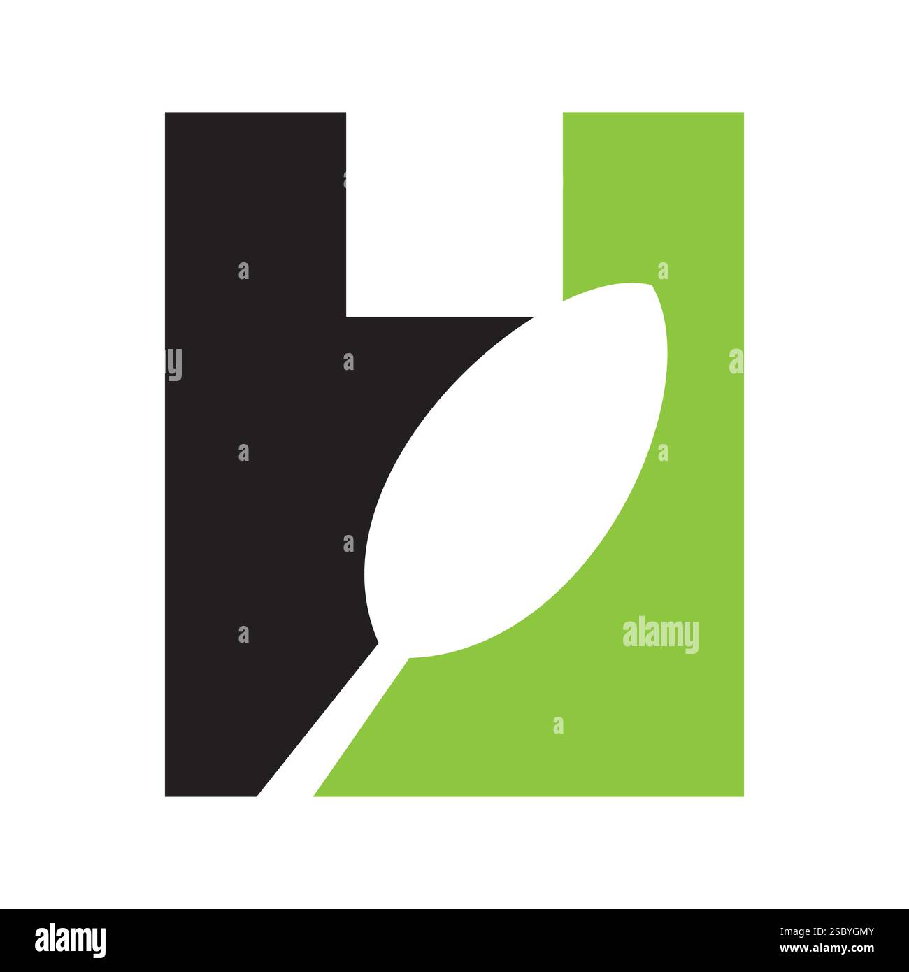Initial Restaurant Logo On Letter H With Spoon Symbol Vector Template ...