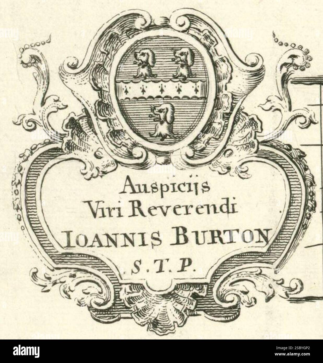 Heraldic cartouche on a reproduction of the Peutinger map by Burton ...