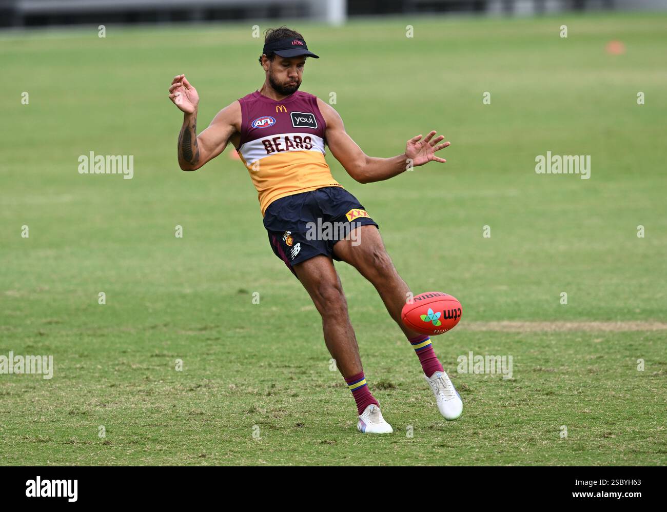 Brisbane, Australia. 05th Feb, 2025. Callum Ah Chee of the Lions in ...