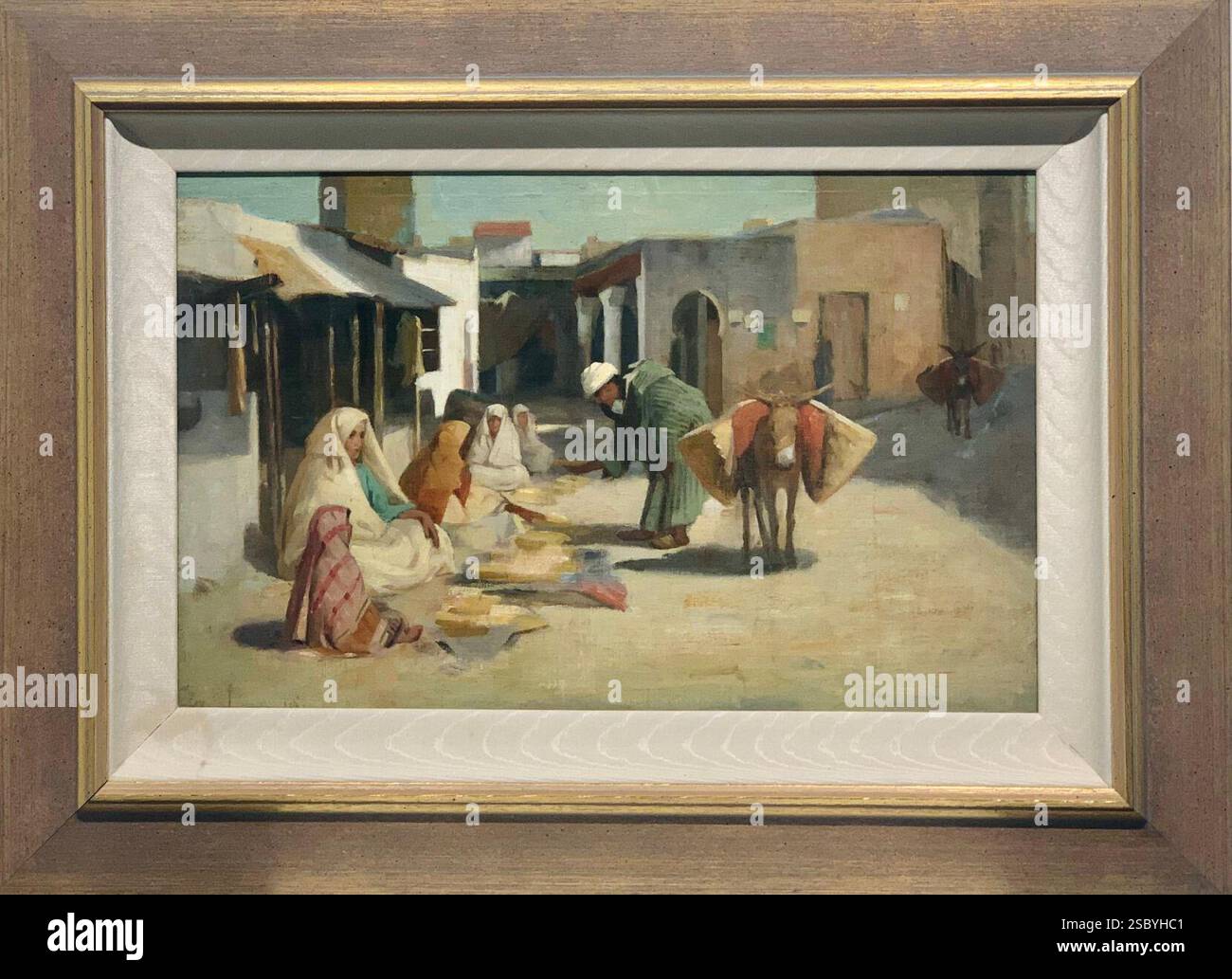 Herbert Rose - Britain Australia Bazaar Oil on board Stock Photo - Alamy