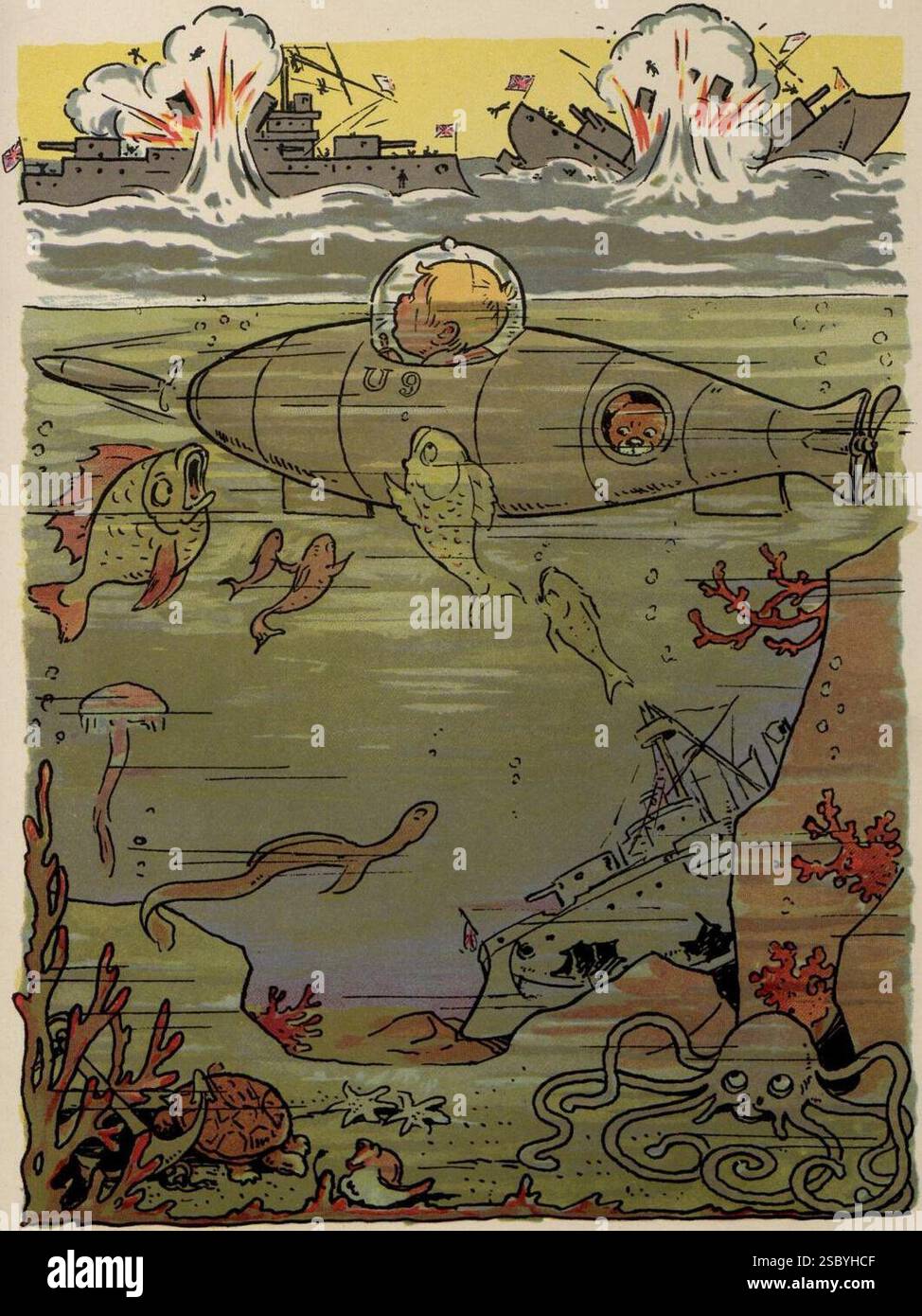 Herbert Rikli (1880-1939) - Hurra! Ein Kriegs-Bilderbuch - WW1 German ...