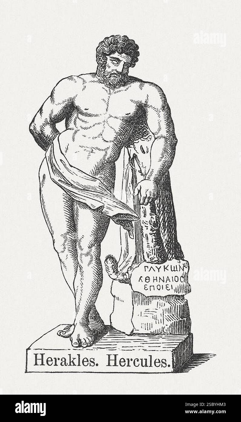 Hercules - Greek divine hero Stock Photo - Alamy