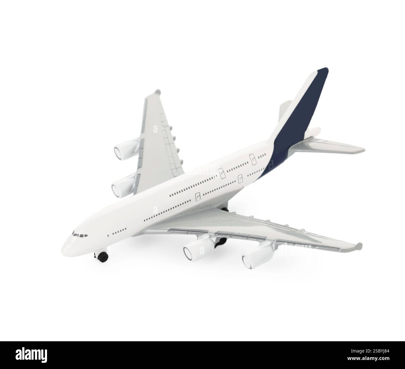 One model of plane isolated on white Stock Photo - Alamy