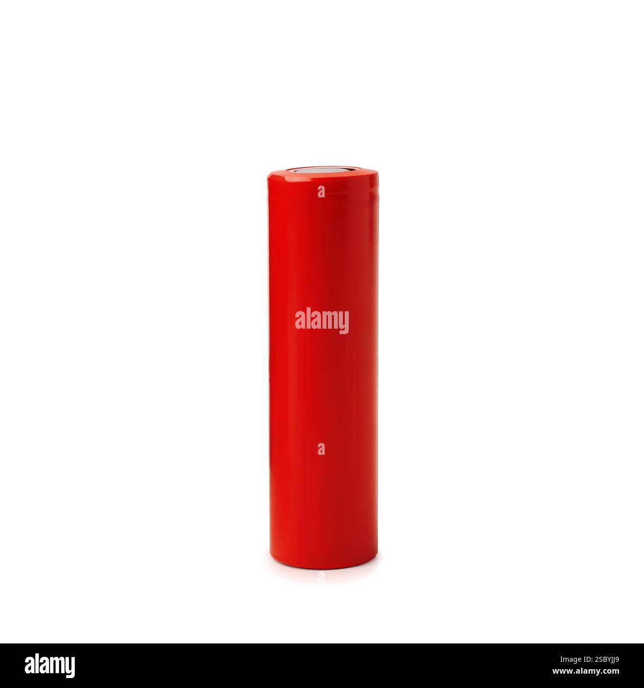 Red AA alkaline battery isolated on white Stock Photo - Alamy