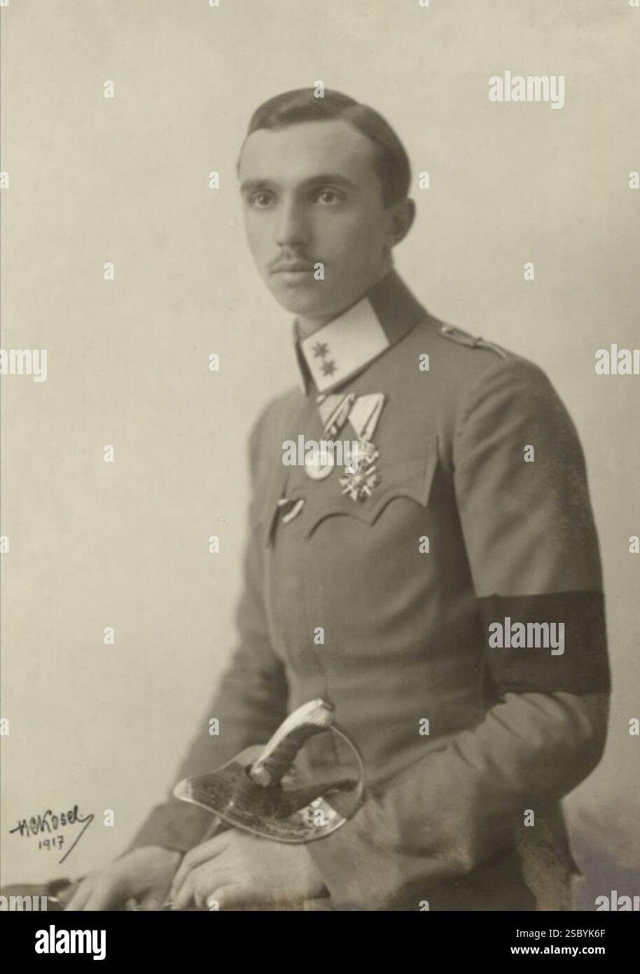 Hermann Clemens Kosel - Photograph of Prince Renato of Bourbon-Parma ...