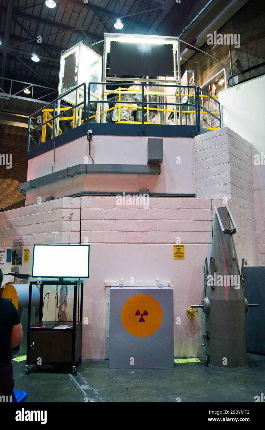 The structure containing the core of the Experimental Breeder Reactor-1 ...