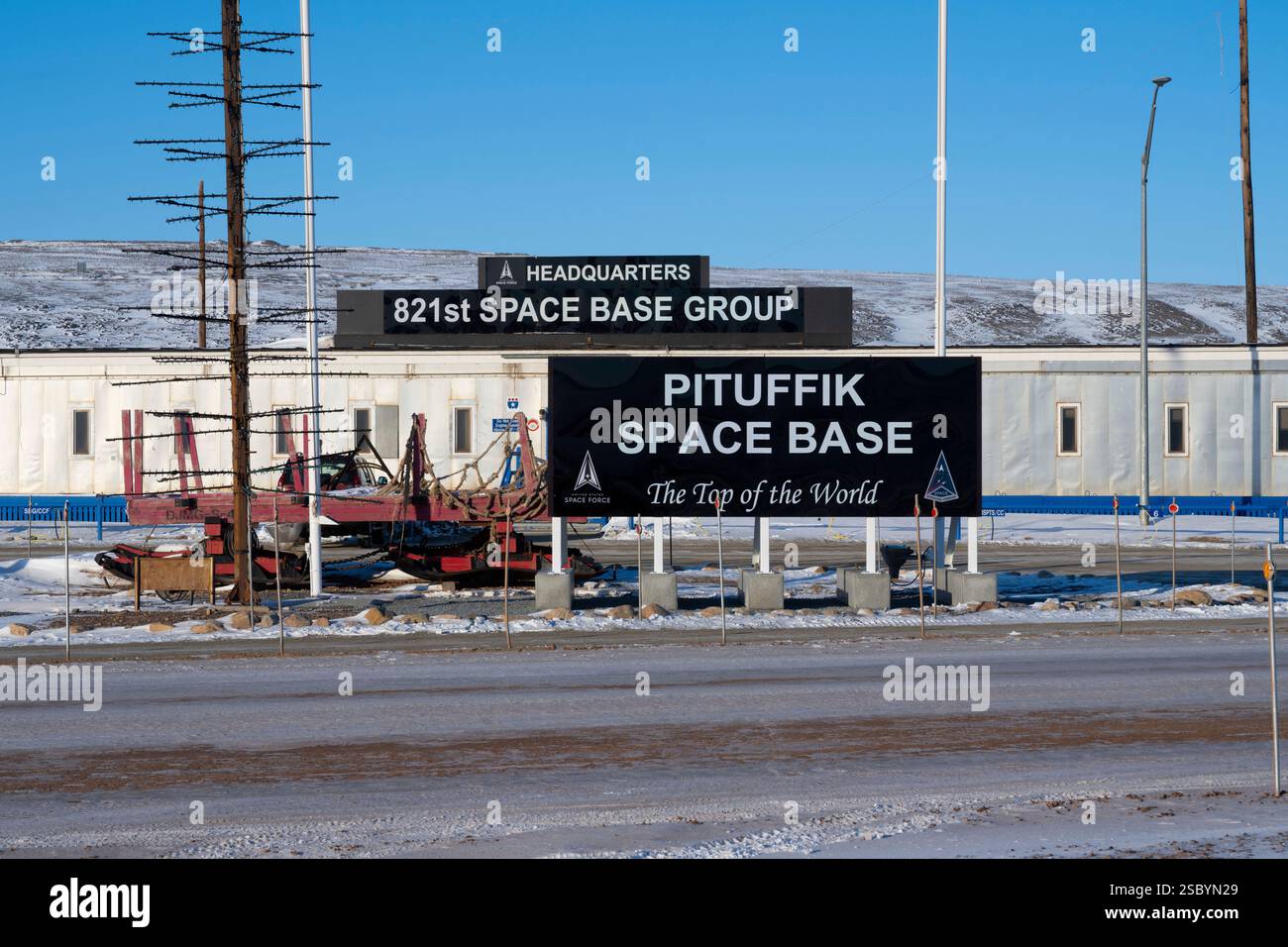 Pituffik Space Base in Greenland. Pituffik Space Base, formerly known ...
