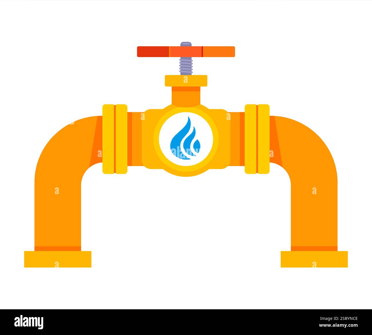 yellow metal pipes for gas pipeline. supply of liquefied gas through ...