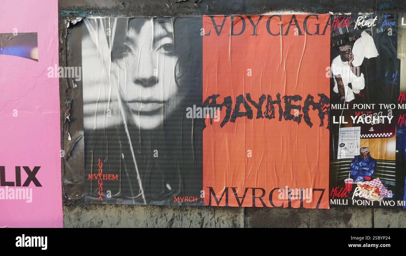 Los Angeles, California, USA 3rd February 2025 Lady Gaga Mayhem ...