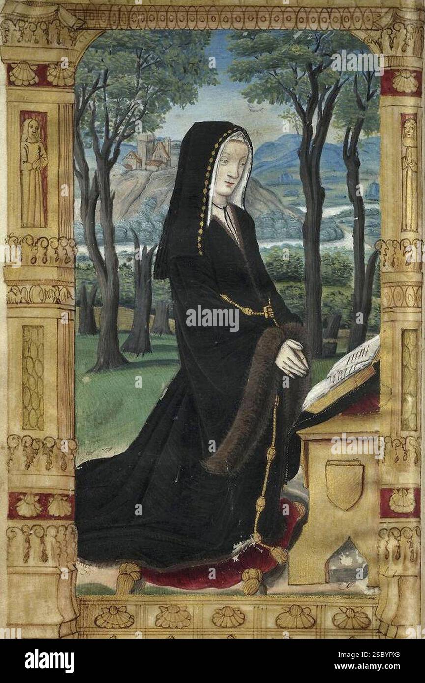 Heures de Jeanne de Laval Stock Photo - Alamy